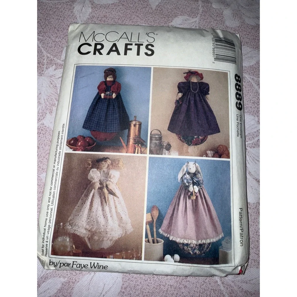 McCall's | Other | Mccalls Crafts 8889 Bag Holders Sewing Pattern Faye ...